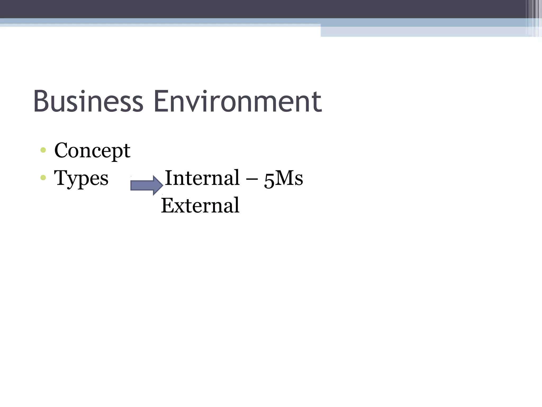 BUSINESS ENVIRONMENT | PPT