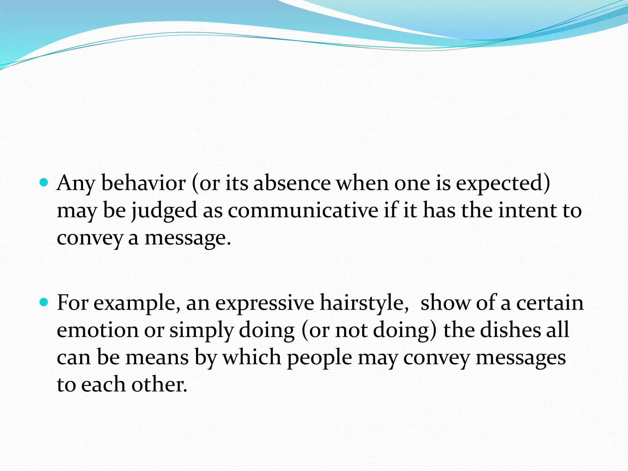 behavioural communication | PPTX