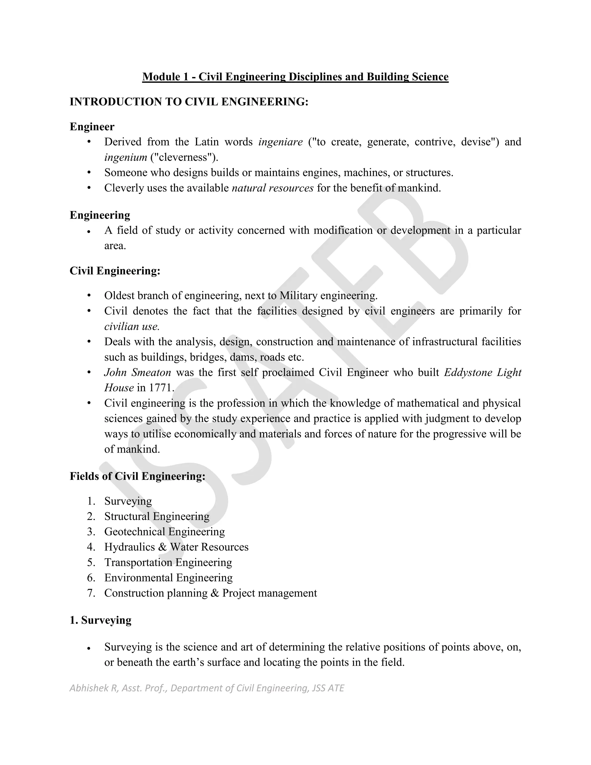 Introduction to Civil Engineering Module 1_BESCK104.pdf