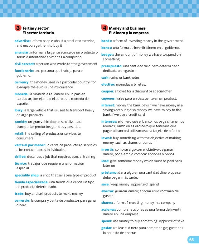 Module 1 bilingual glossary