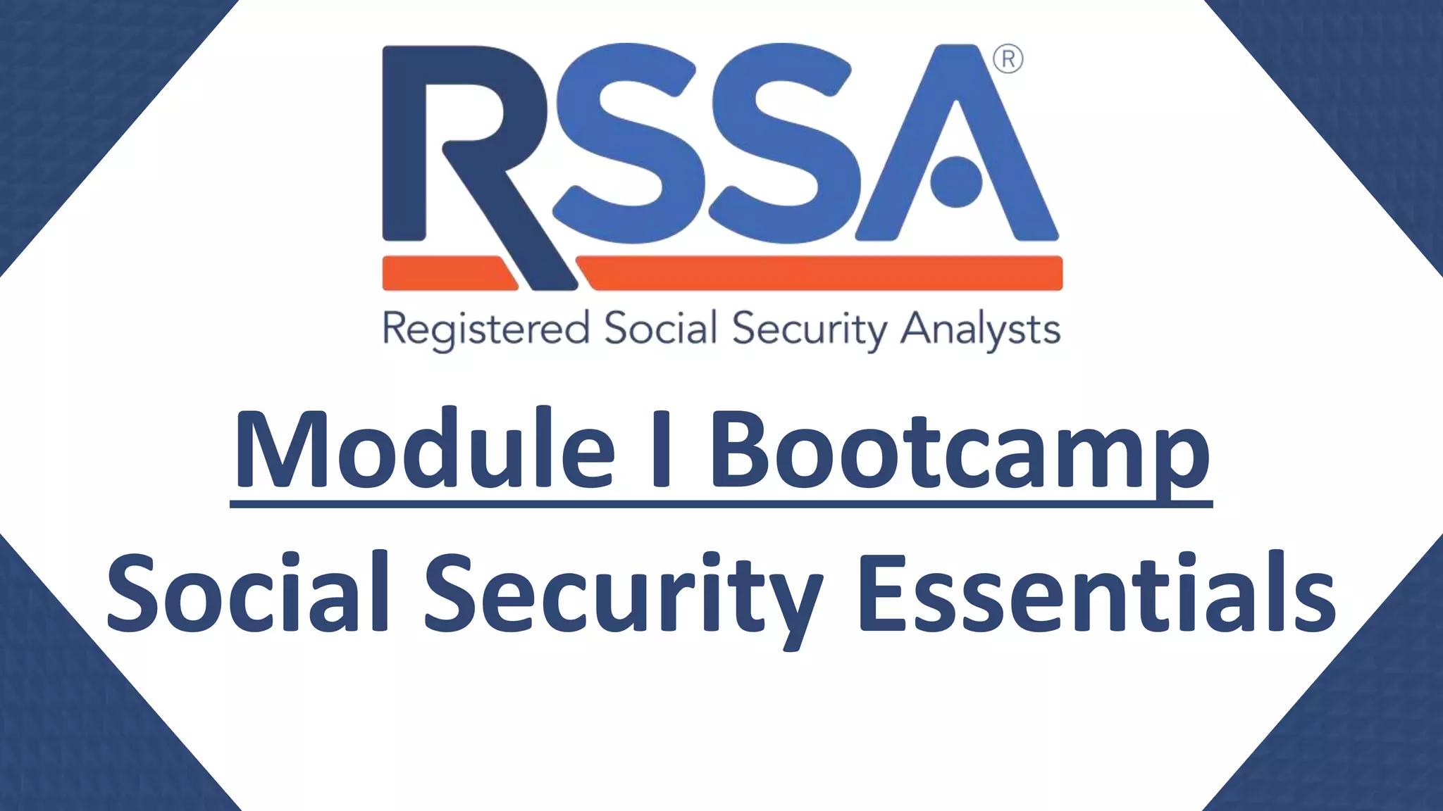 Module I Bootcamp | PPT