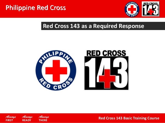 From Philippine Red Cross-BTC Module 1