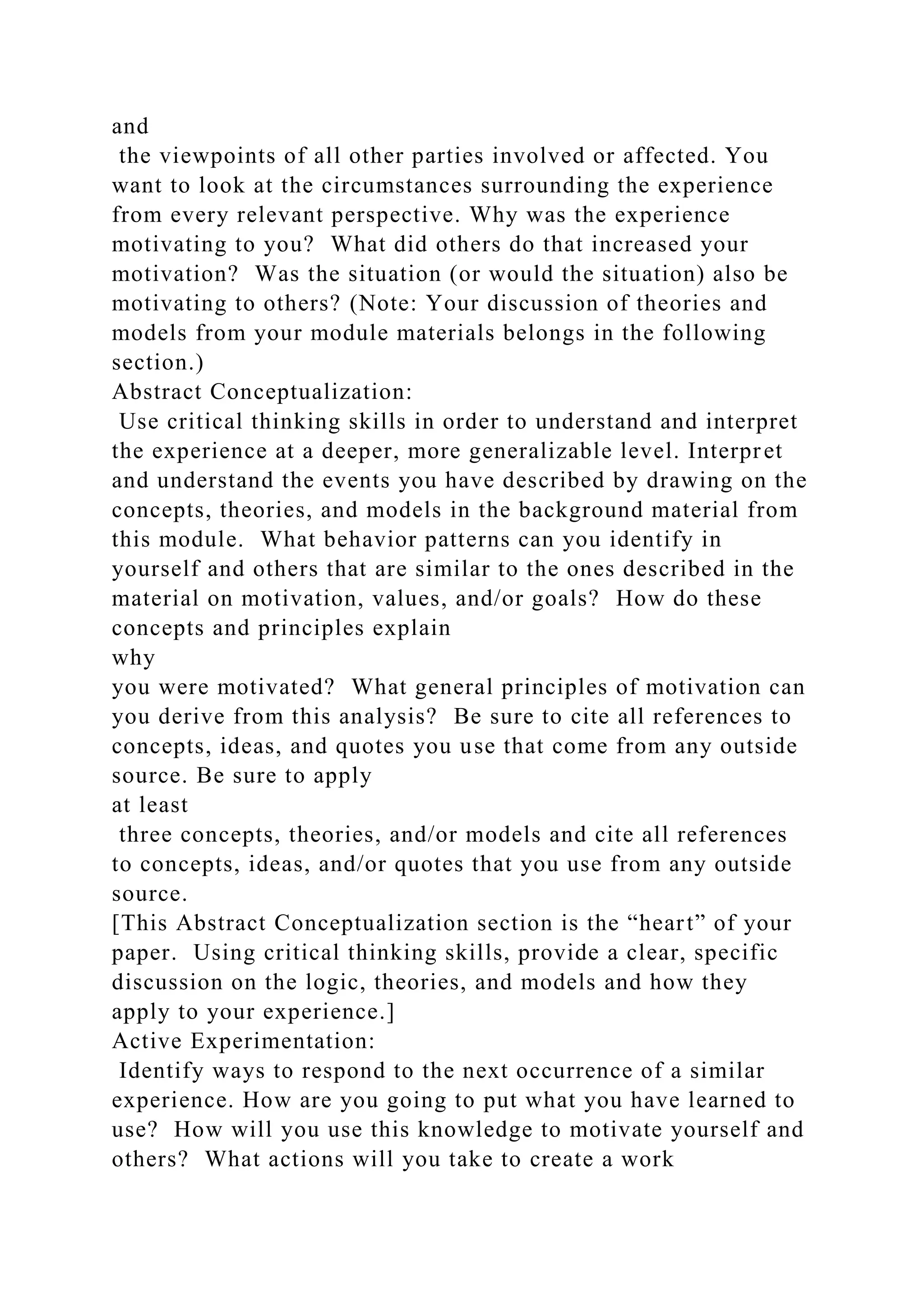 MODULE 1 CASE ASSIGNMENTManaging Individual BehaviorAssignment O.docx