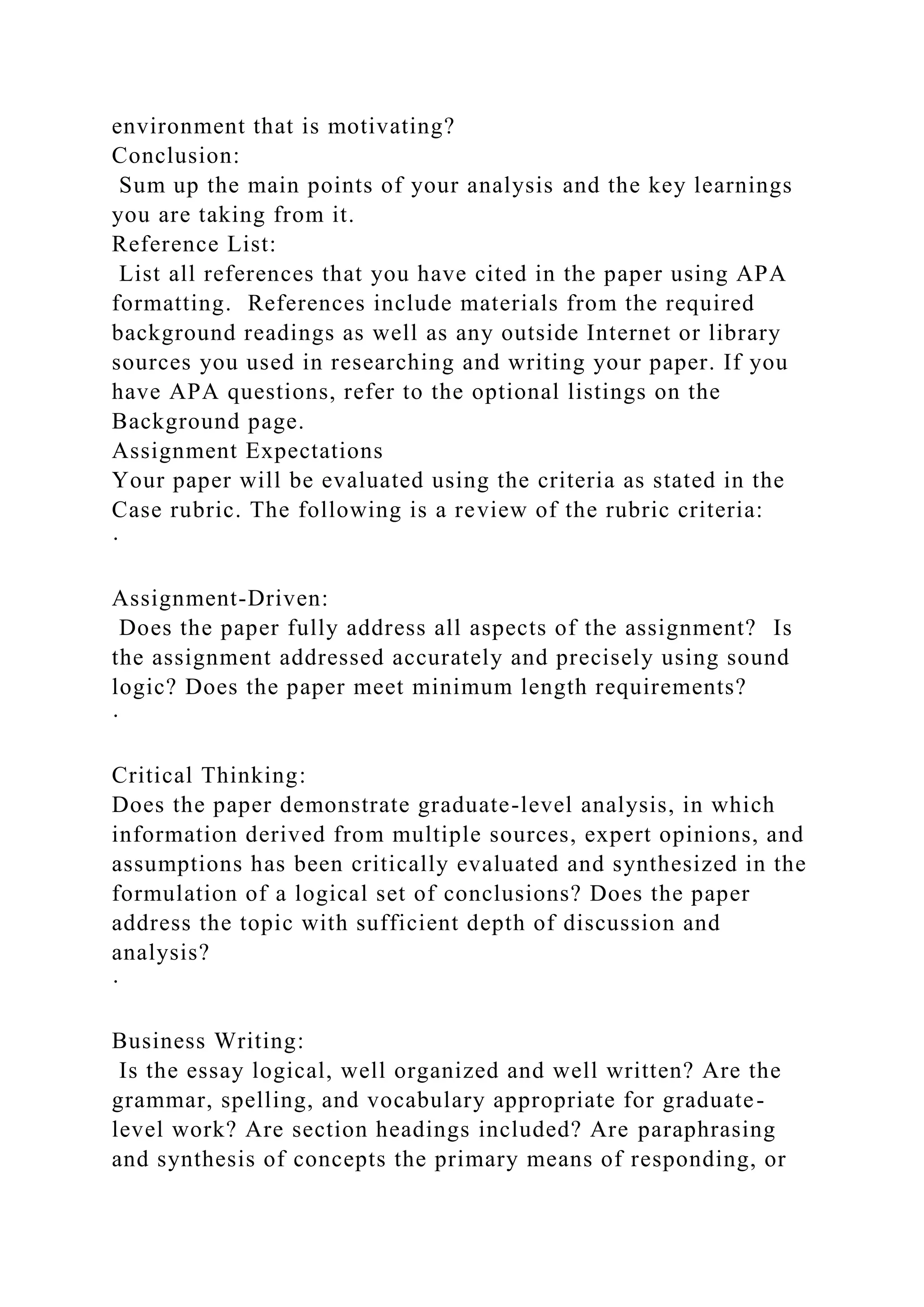 MODULE 1 CASE ASSIGNMENTManaging Individual BehaviorAssignment O.docx