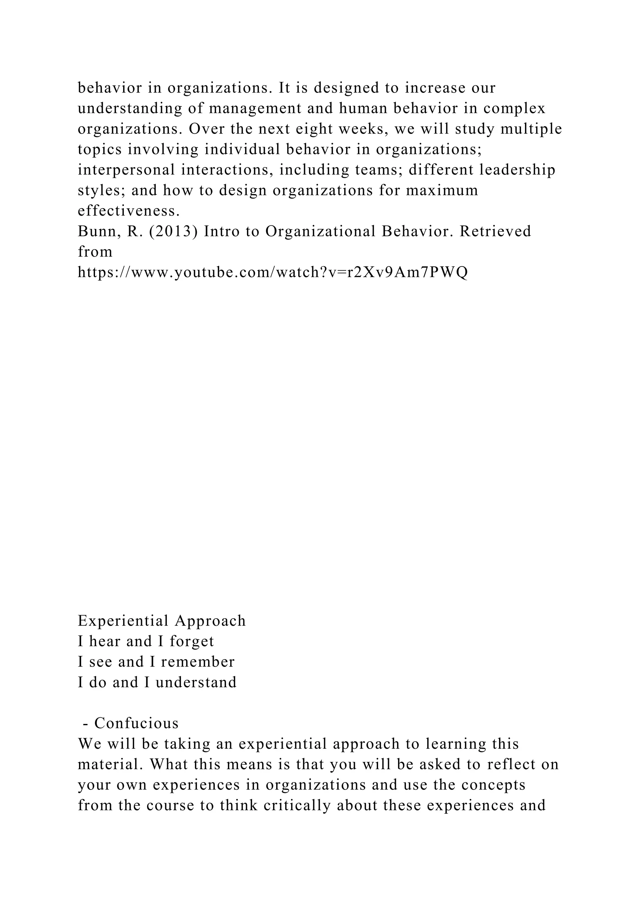 MODULE 1 CASE ASSIGNMENTManaging Individual BehaviorAssignment O.docx