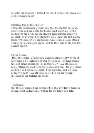 MODULE 1 CASE ASSIGNMENTManaging Individual BehaviorAssignment O.docx