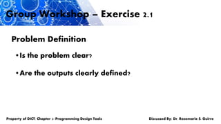 Programming Design Tools | PPTX