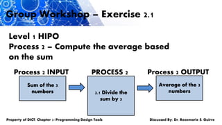 Programming Design Tools | PPTX