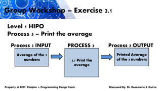 Programming Design Tools | PPTX