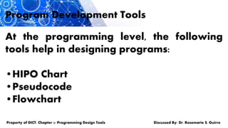 Programming Design Tools | PPTX