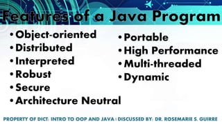 Introduction to Object-Oriented Concepts and Java | PPT