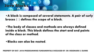 Java Programming Fundamentals | PPTX