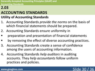 Generally Accepted Accounting Principle and Accounting Standard | PDF