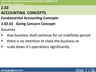Generally Accepted Accounting Principle and Accounting Standard | PDF ...