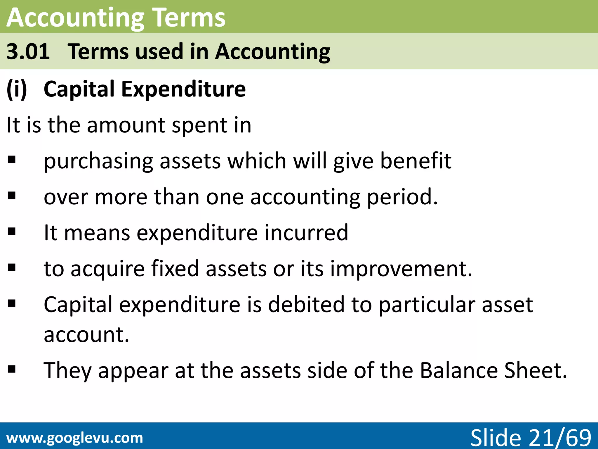 Accounting Terms | PDF