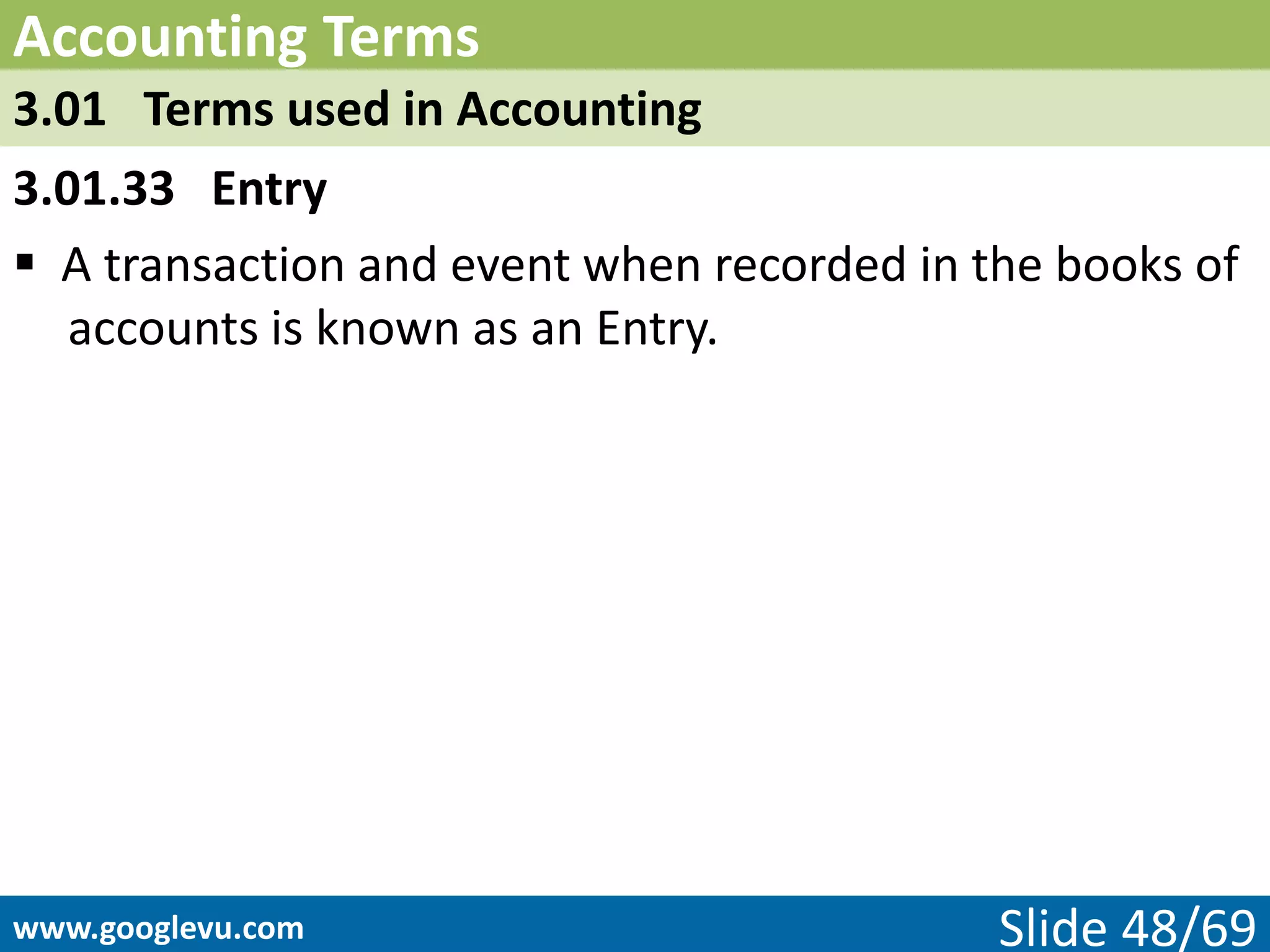 Accounting Terms | PDF