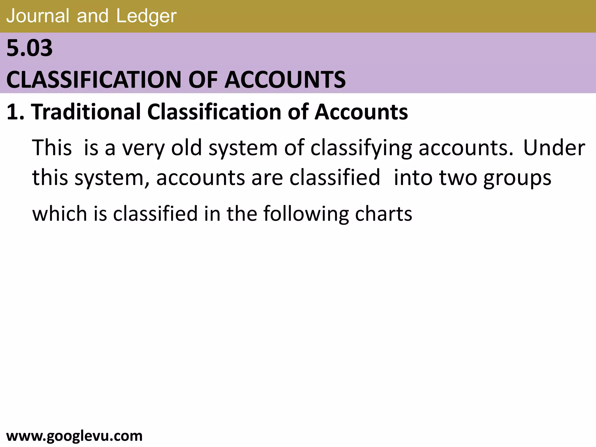 Journal and Ledger | PDF
