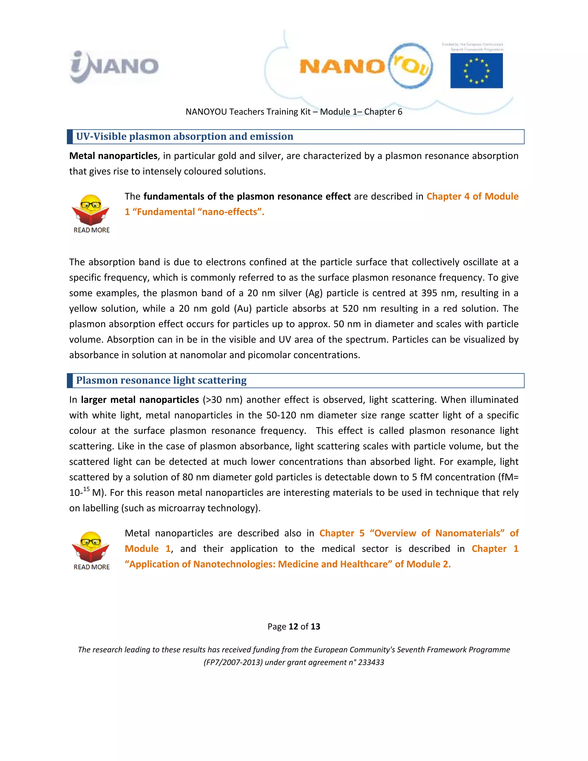 Characterization methods - Nanoscience and nanotechnologies | PDF