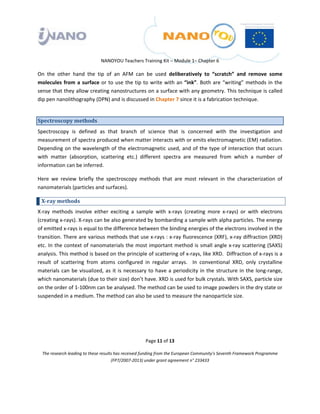Characterization methods - Nanoscience and nanotechnologies | PDF