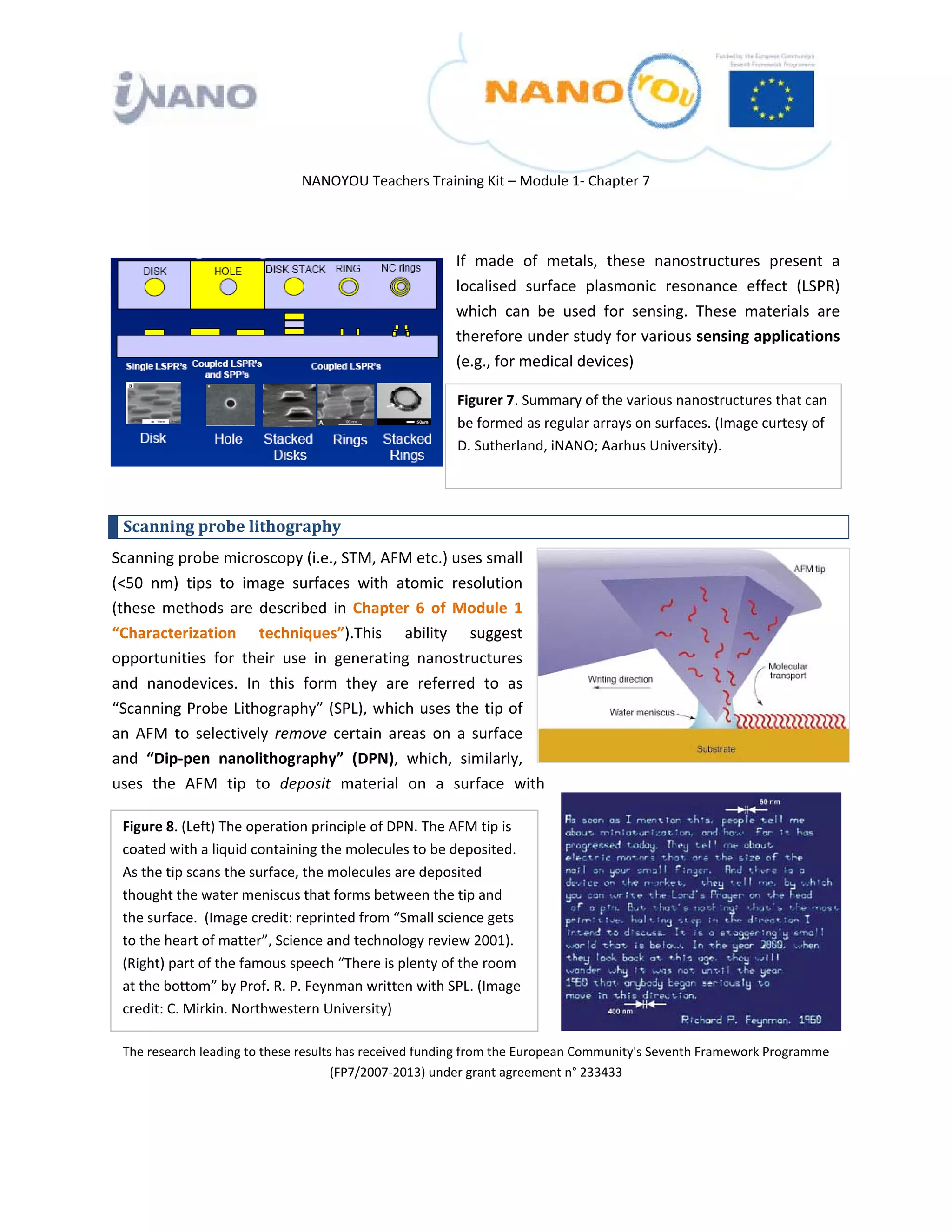 Fabrication methods - Nanoscience and nanotechnologies | PDF