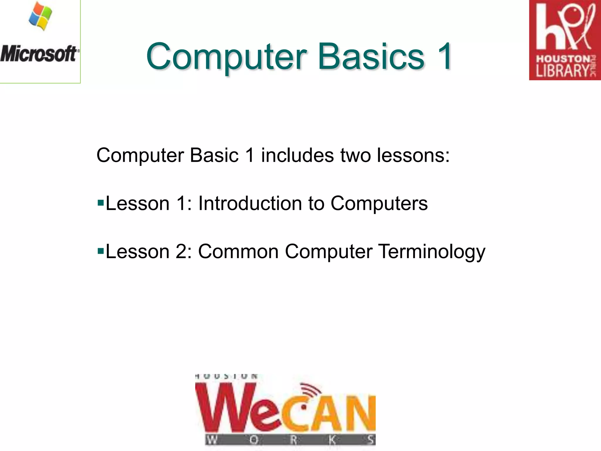 Module1computerbasics1 Copyppt 