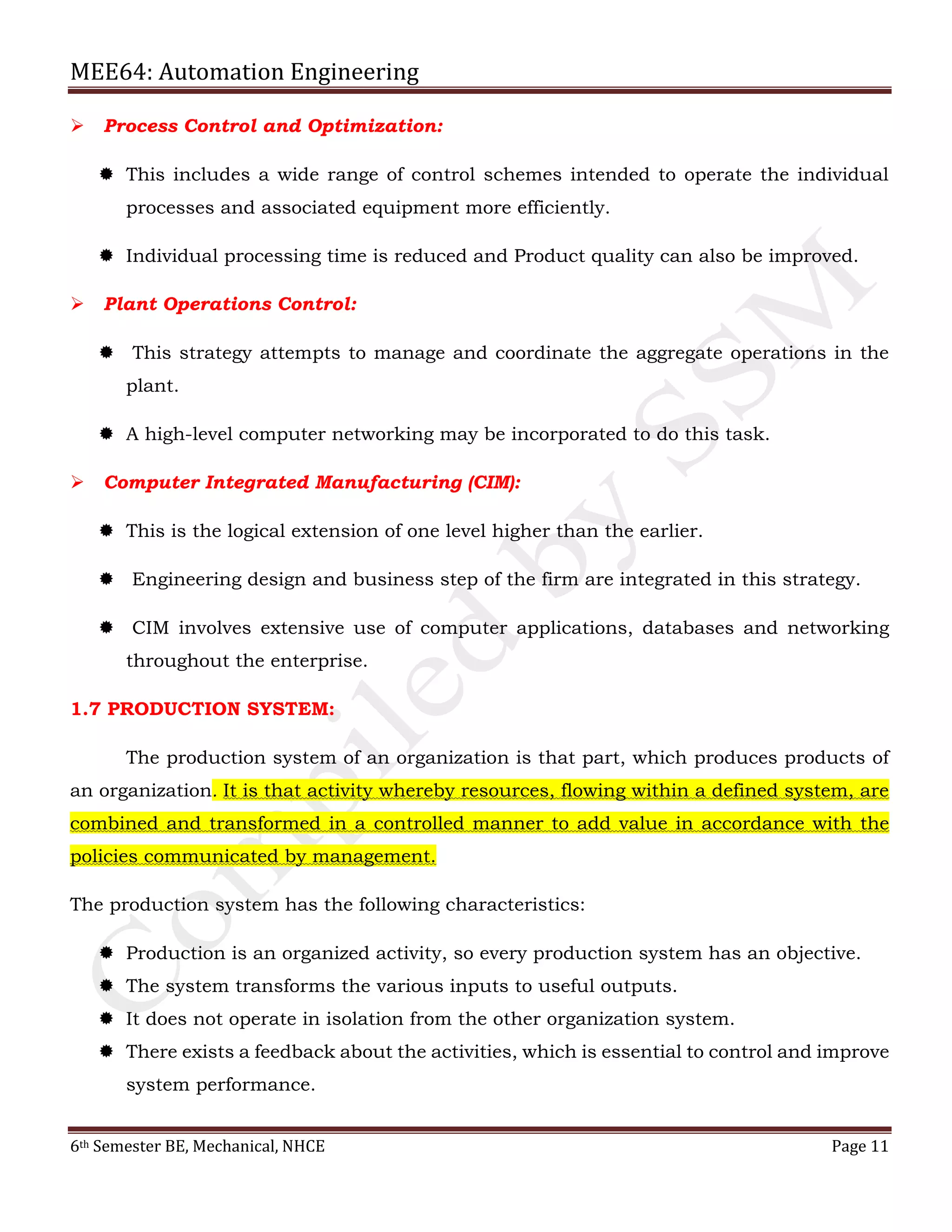 Computer Integrated Manufacturing | PDF