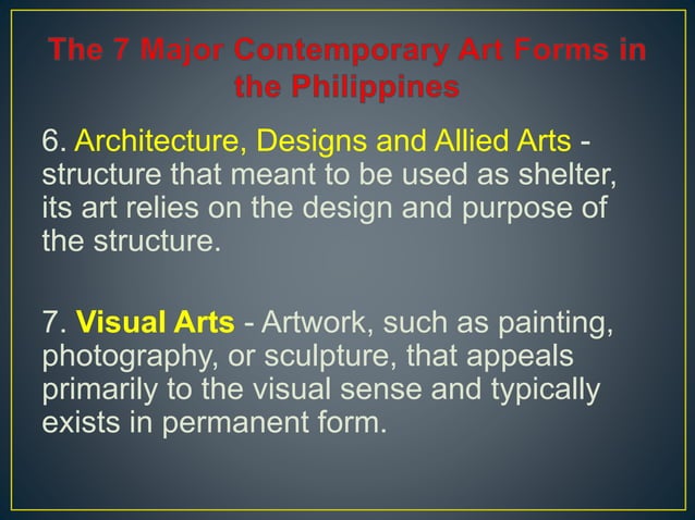 module 1 CPAR.pptx Contemporary arts in the philippines | PPTX | Modern ...