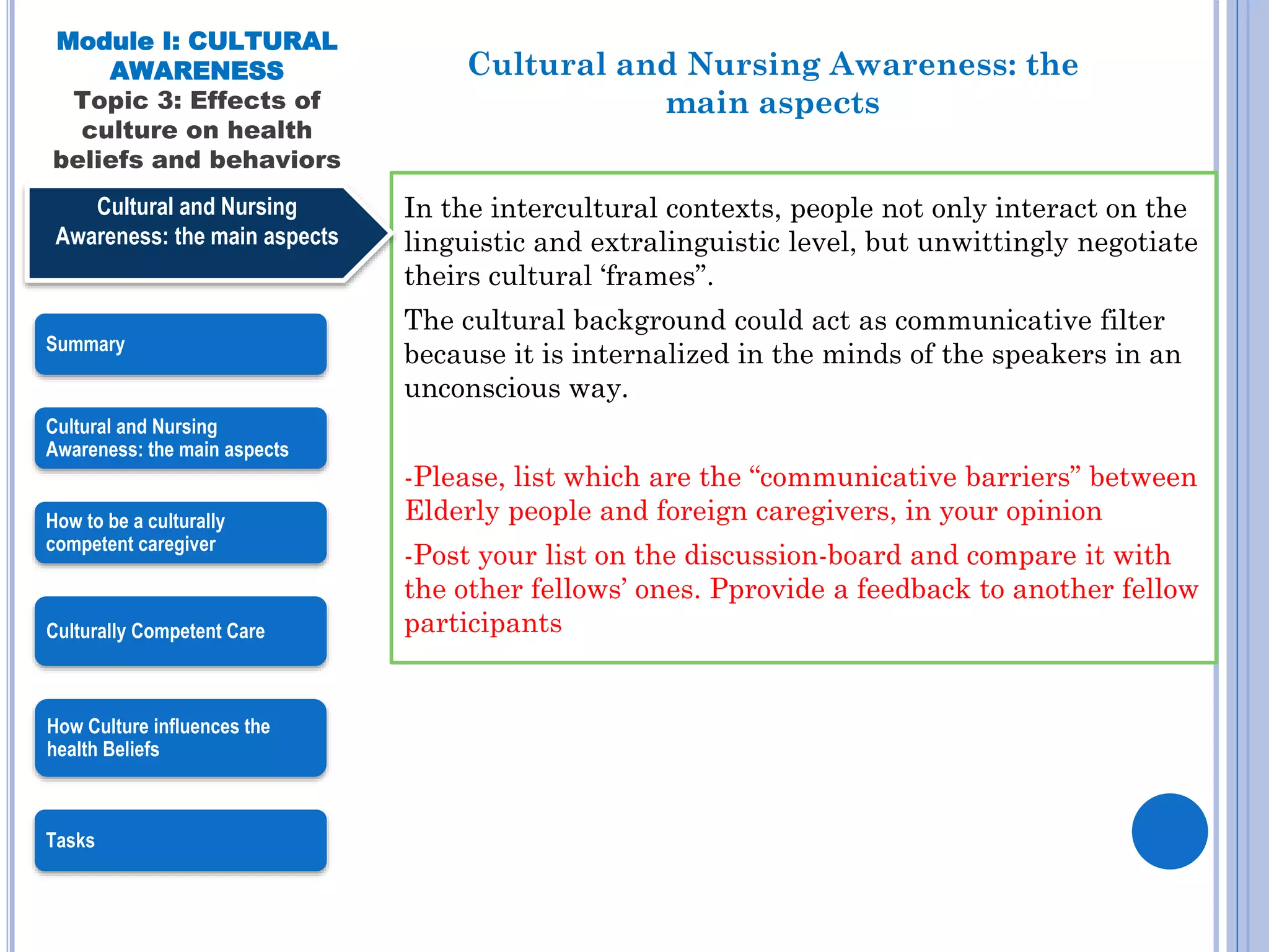 Module1 cultural awareness en-3_topic | PPT