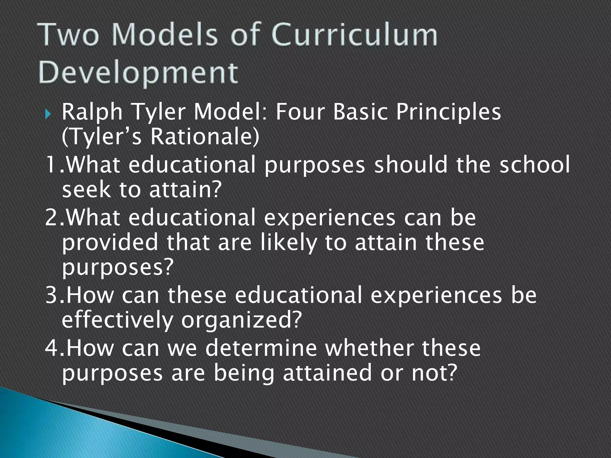 Module 1 Introduction to Curriculum Development | PPTX | Professional School | Postgraduate ...