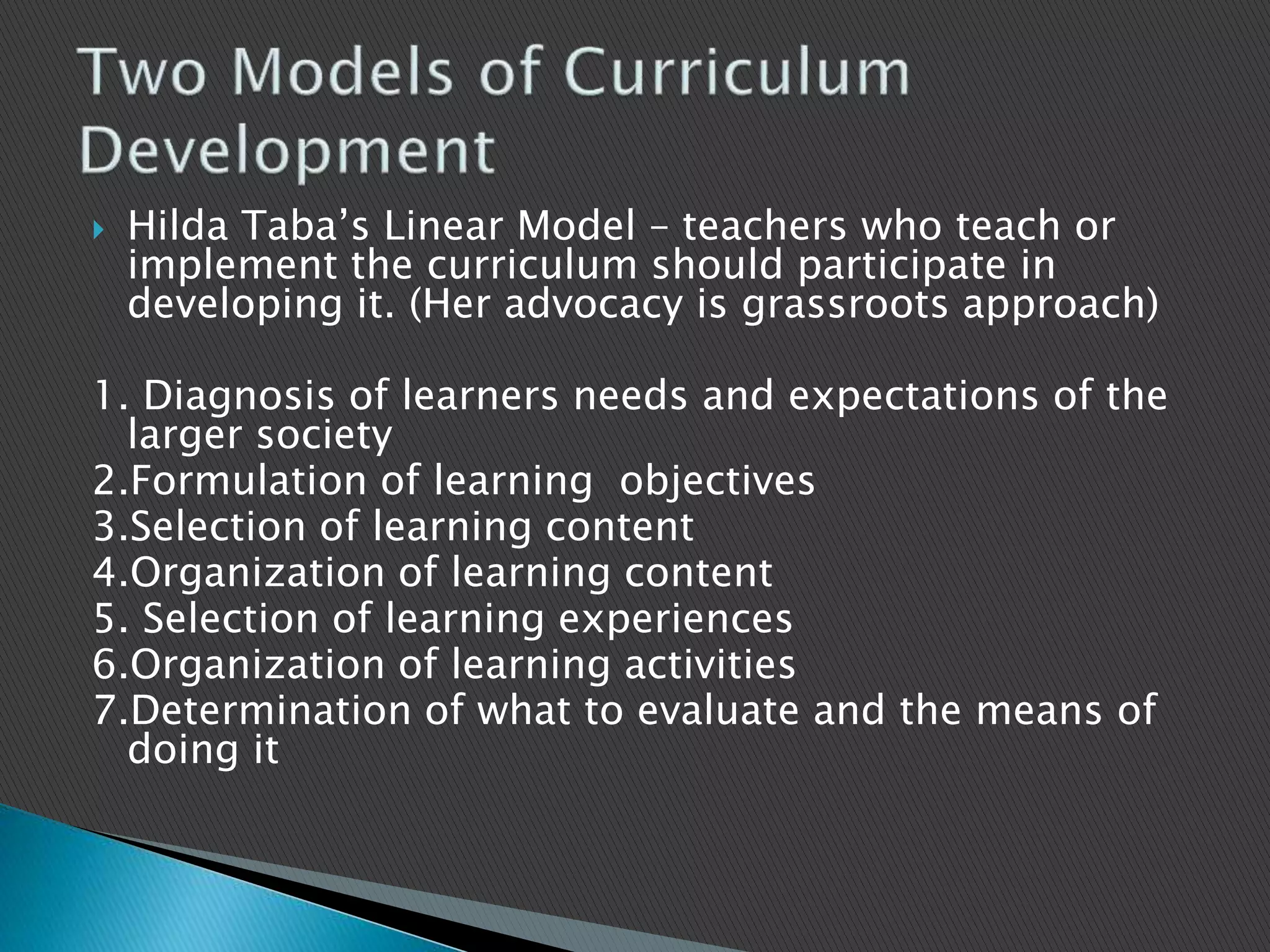 Module 1 Introduction to Curriculum Development | PPTX | Professional School | Postgraduate ...