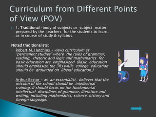Module 1 Introduction to Curriculum Development | PPTX