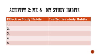 Module 1 Decoding the secrets of better study habits.pptx