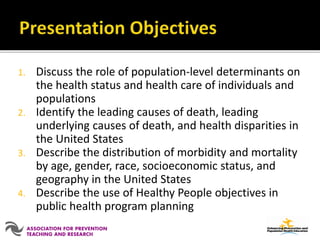Module 1 determinants_of_health | PPTX