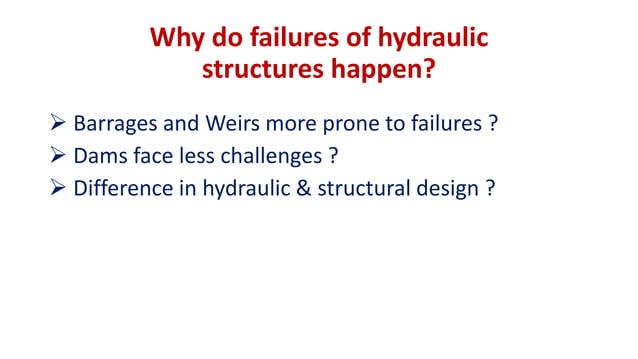 Design of Hydraulic Structures and Cross Drainage Works | PDF