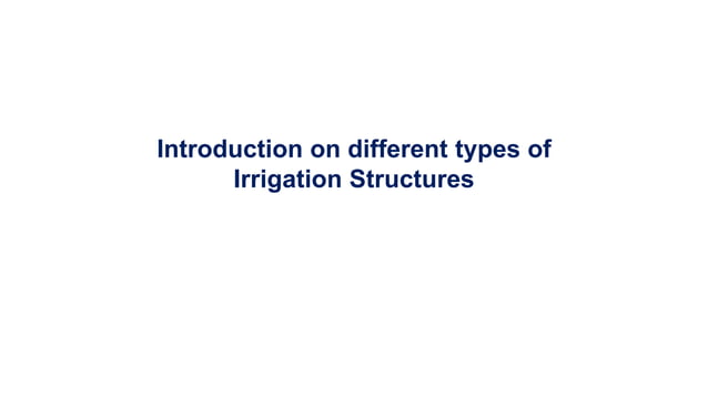 Design of Hydraulic Structures and Cross Drainage Works | PDF