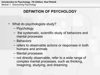 discovering psychology | PPT