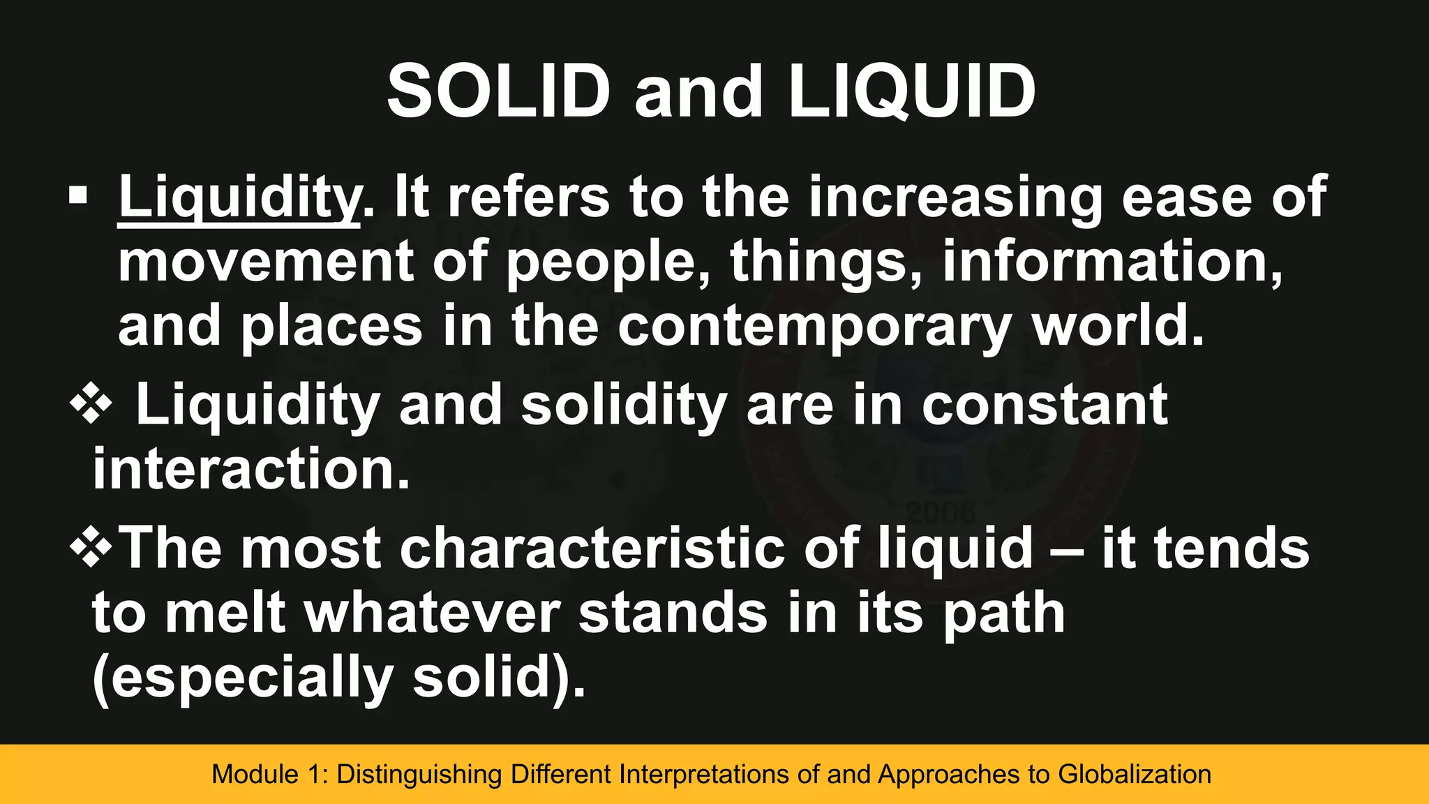 Module 1 Distinguishing Different Interpretations of and Approaches to ...