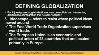 Module 1 Distinguishing Different Interpretations of and Approaches to Globalization.pptx
