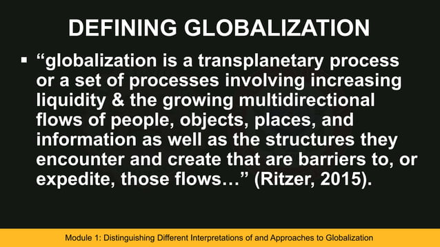 Module 1 Distinguishing Different Interpretations of and Approaches to ...