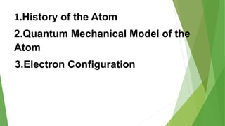 MODULE 1 ELETCRONIC STRUCTURE OF MATTER.pptx
