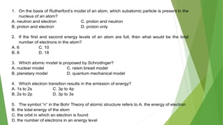 MODULE 1 ELETCRONIC STRUCTURE OF MATTER.pptx