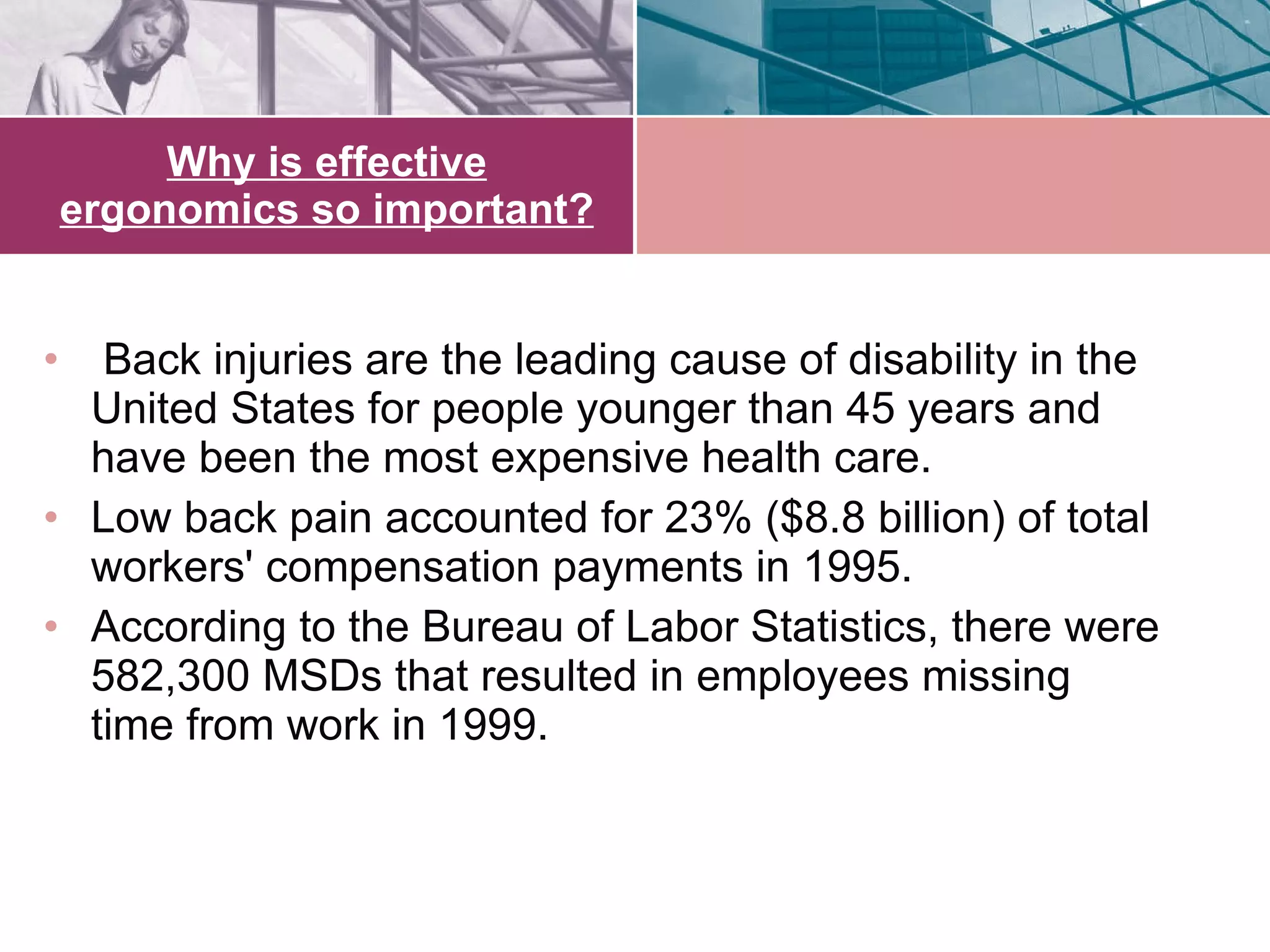 Module 1: Ergonomics Issues in the Workspace | PPT