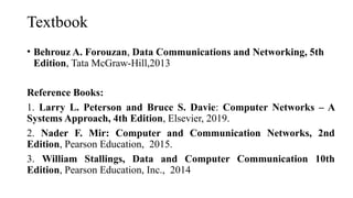 Module_1 Final.pptx _Behrouz A. Forouzan, Data Communications and ...