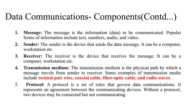 Module_1 Final.pptx _Behrouz A. Forouzan, Data Communications and Networking, 5th Edition, Tata ...