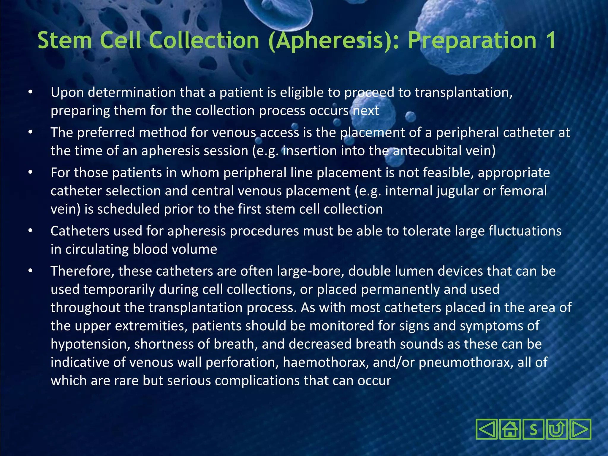 Haematopoietic Stem Cell Mobilisation and Apheresis | PPTX