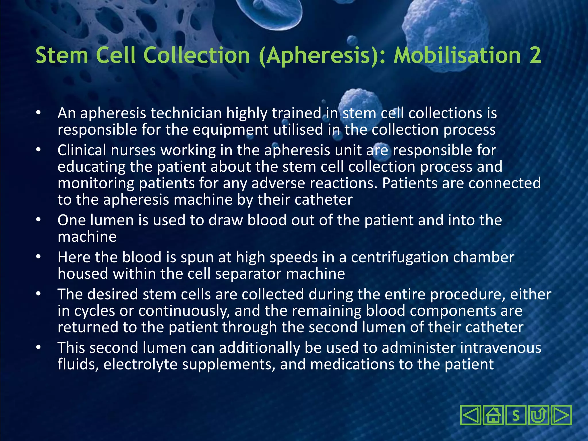 Haematopoietic Stem Cell Mobilisation and Apheresis | PPTX