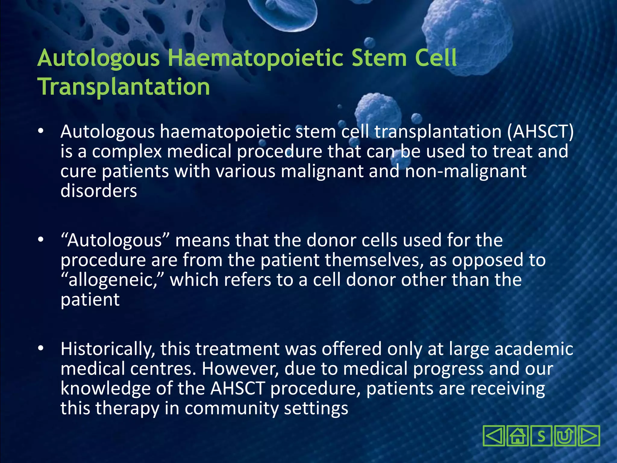 Haematopoietic Stem Cell Mobilisation and Apheresis | PPTX