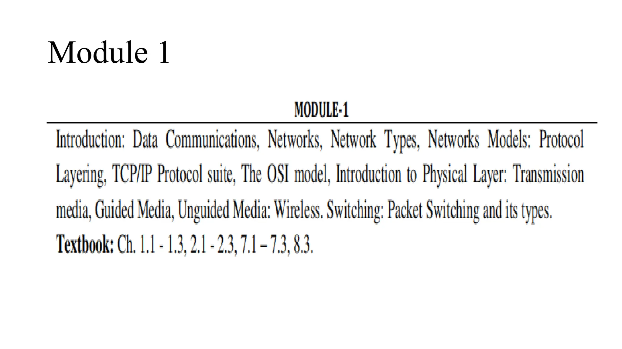 Computer networrs (VTU 22-scheme) first module full PPT. | PPTX | Computer Networking | Computing