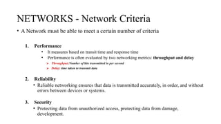 Computer networrs (VTU 22-scheme) first module full PPT. | PPTX