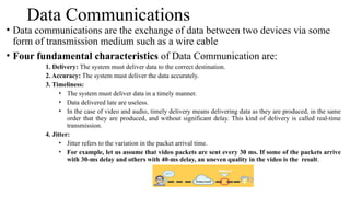Computer networrs (VTU 22-scheme) first module full PPT. | PPTX